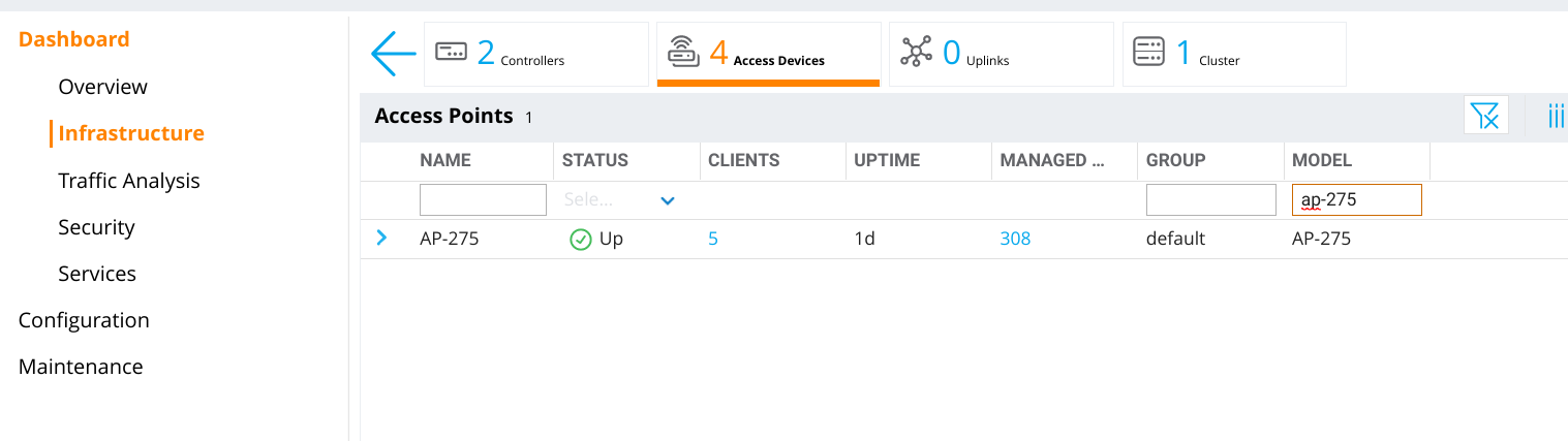 Aruba CLI command to check AP type/model total count | Wireless Access